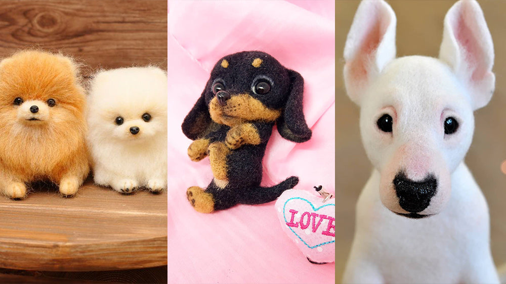 Needle Felted Canine Creations: A Whimsical Celebration of Dog Breeds ...
