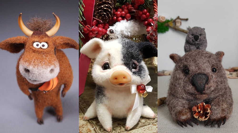 The 20 Cutest Needle Felted Animals | Needle Felting Ideas | Cute Need ...