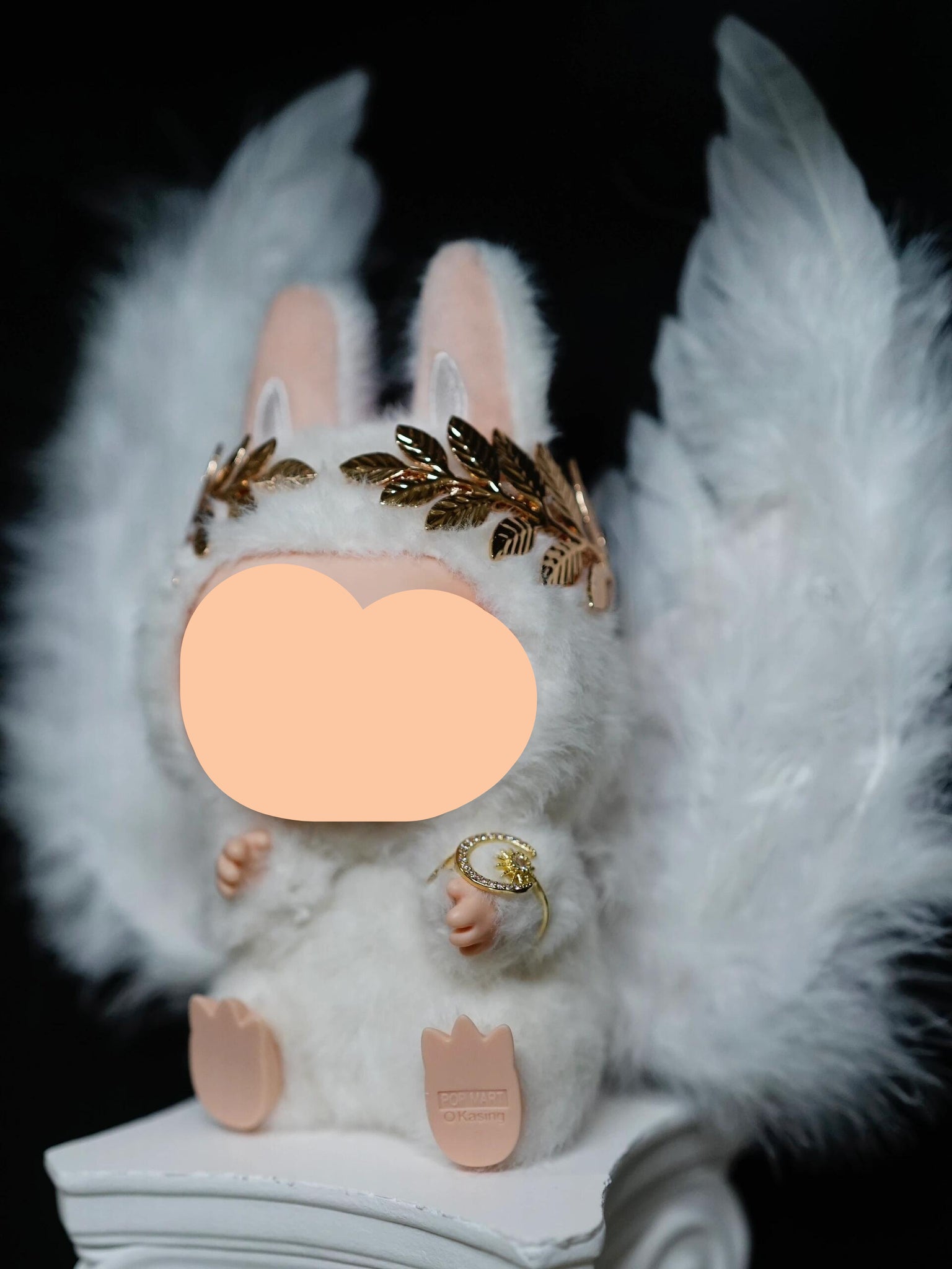 Labubo Have A Seat Clothes Angle with Ring Labubo Keychain Labubo Clot ...