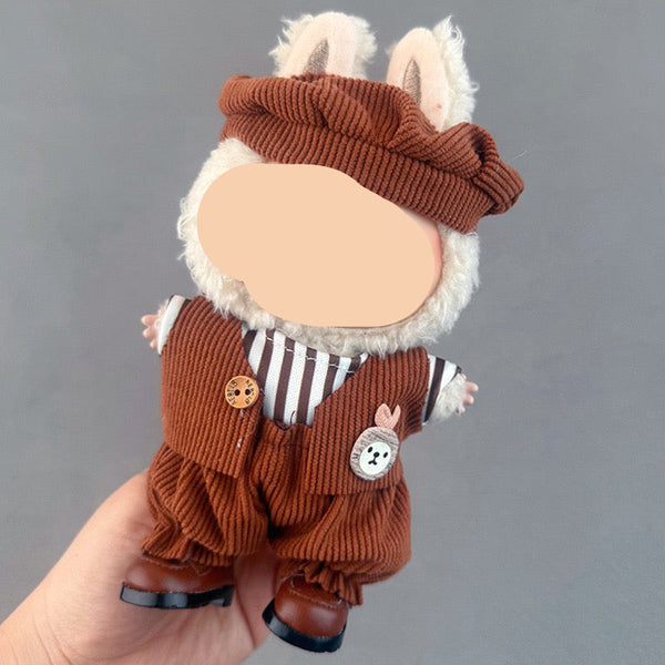 Keychain Labubo Clothes 17cm Labubo Clothing Macaron Clothes for Labub ...