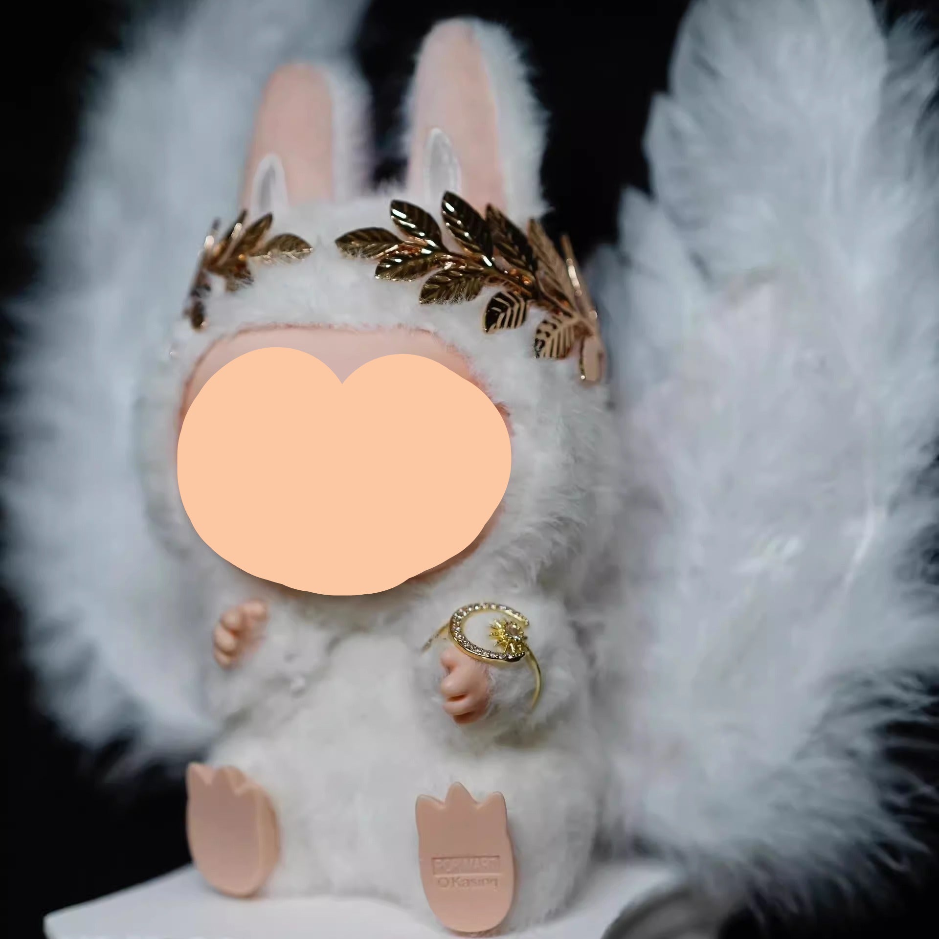 Labubo Have A Seat Clothes Angle with Ring Labubo Keychain Labubo Clot ...