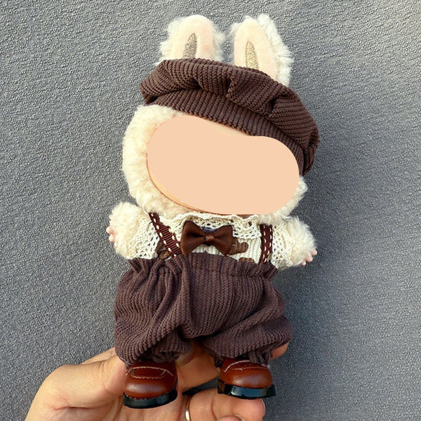 Keychain Labubo Clothes 17cm Labubo Clothing Macaron Clothes for Labub ...