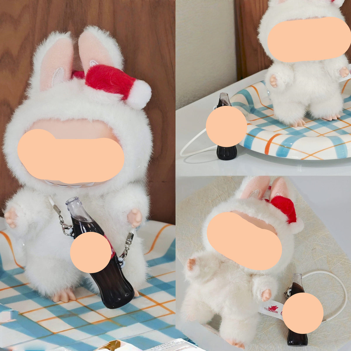 Keychain Labubo Clothes Cola Strap 17cm Labubo Clothing Have a Seat La ...