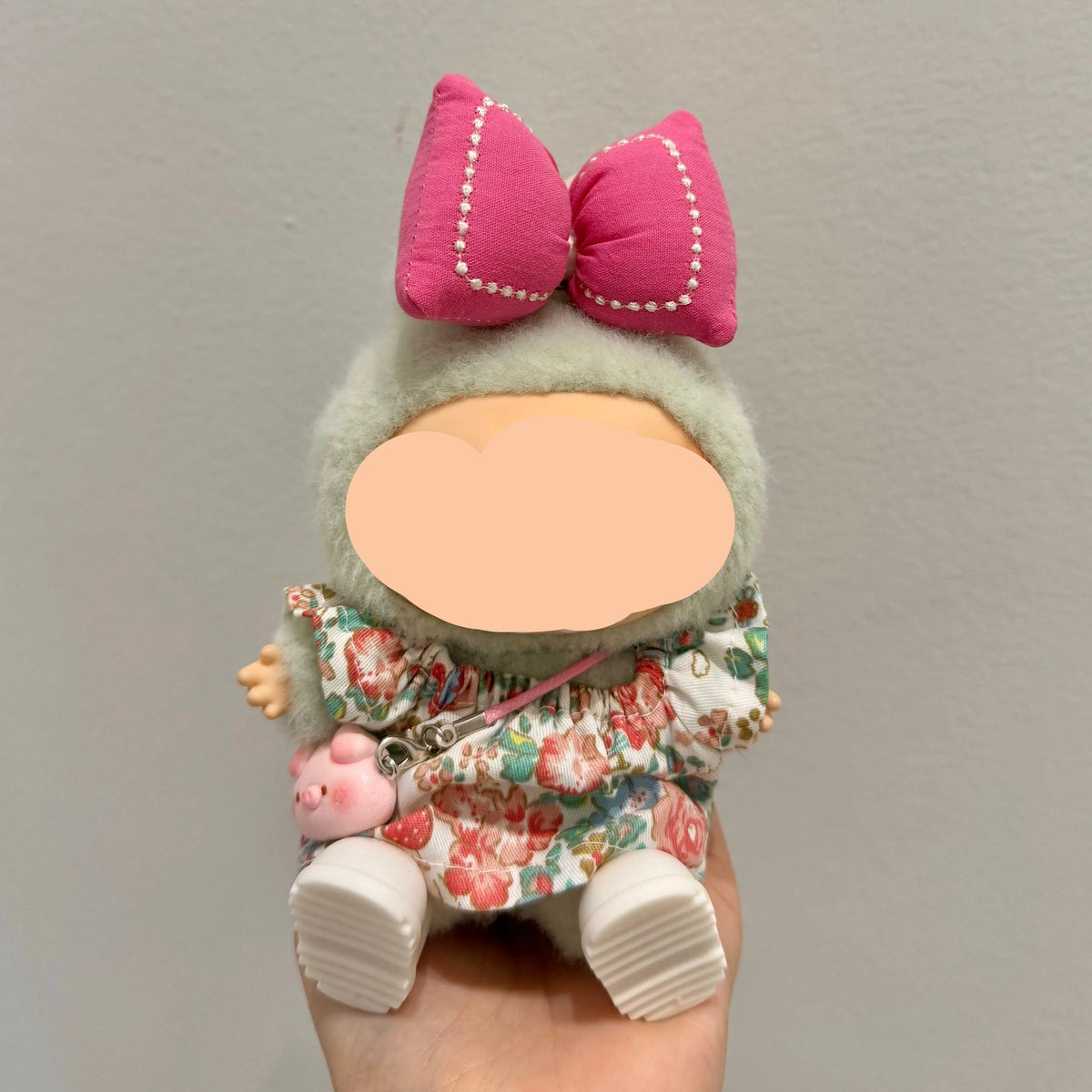 Labubo Clothes Floral Shirt + Headphone Keychain Labubo Clothing Labub ...