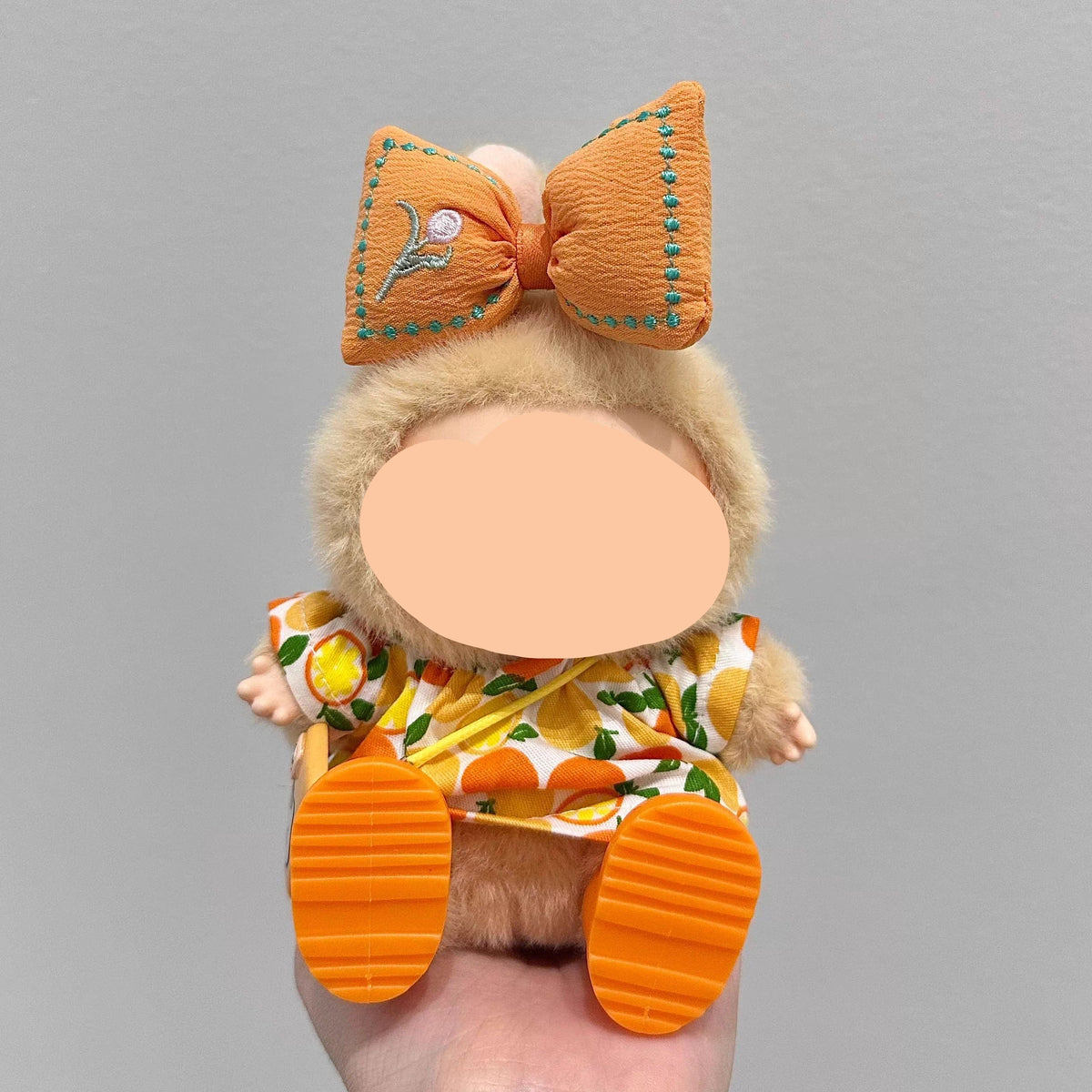 Labubo Outfits Orange Shirt + Headphone Labubo Outfit Keychain Labubo ...