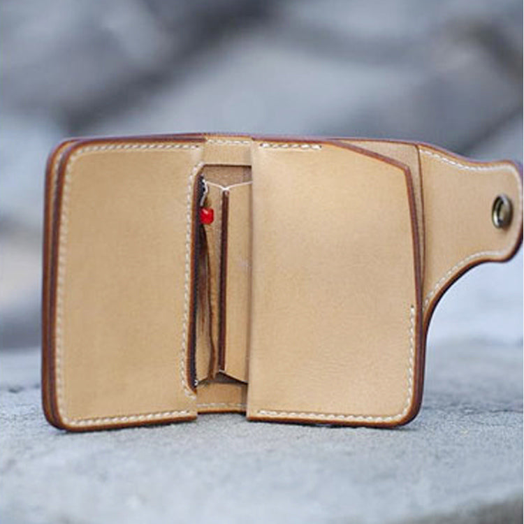 Leather Pattern Leather Biker Wallet Pattern Cool Chain Wallet Leather ...