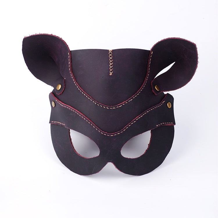 Leather Pattern Leather Halloween Fox Mask Pattern Bunny Mask Leather ...