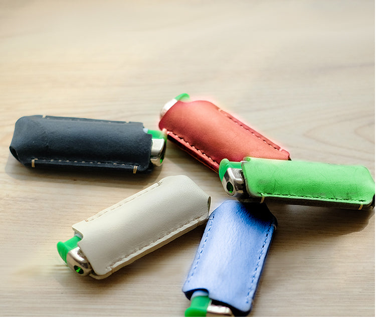 Leather Pattern Leather Lighter Case Pattern BIC Lighter Case Leather ...