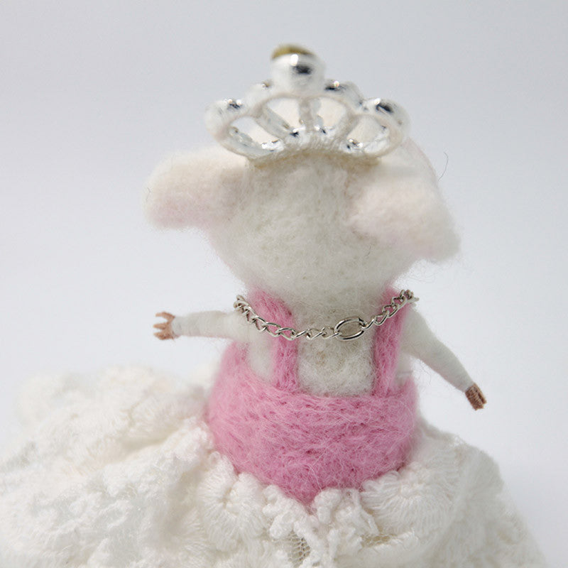 Needle Felted Felting project Animals Cute Mice Mouse Princess – Feltify